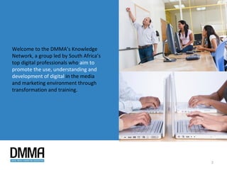 Dmma knowledge network education and transformation presentation final ...