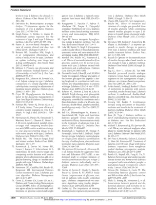 Dm management | PDF | Diabetes | Diseases and Conditions