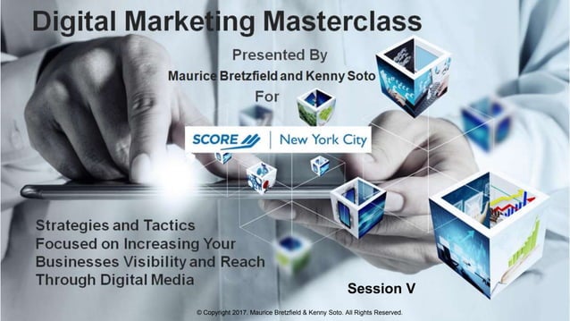 Digital Marketing Master Class Session 5 | PPT