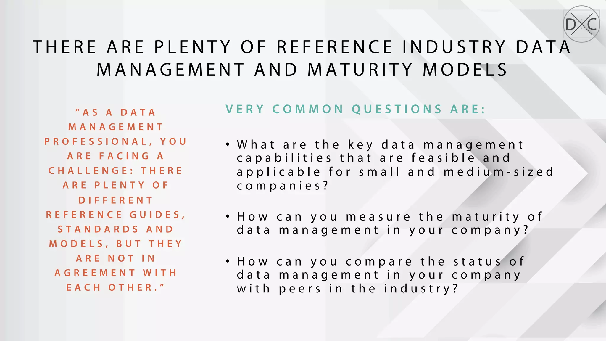 A Comparative Study of Data Management Maturity Models | PDF