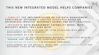 A Comparative Study of Data Management Maturity Models | PDF