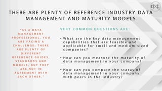 A Comparative Study of Data Management Maturity Models | PDF