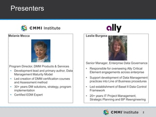 A Data Management Maturity Model Case Study | PDF