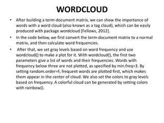 Text Mining of Twitter in Data Mining | PPTX