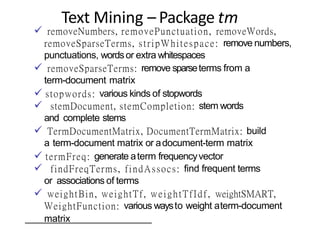 Text Mining of Twitter in Data Mining | PPTX