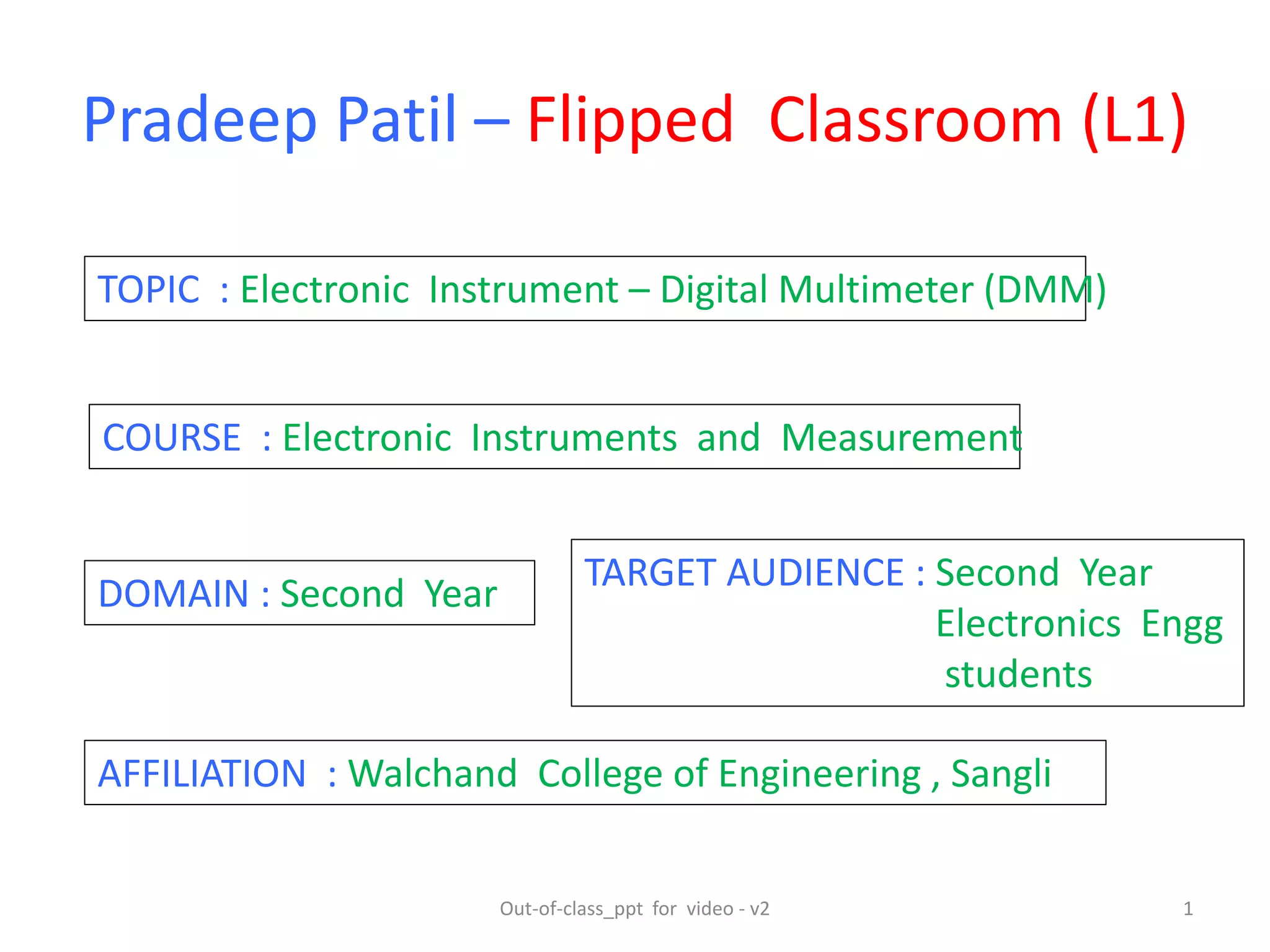 Dmm in class _ppt | PPT
