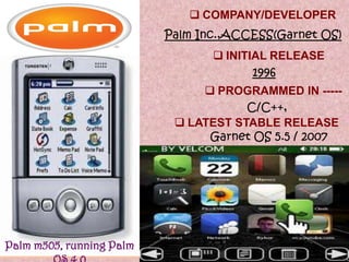 Mobile Operating Systems | PPTX