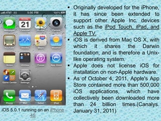 Mobile Operating Systems | PPTX