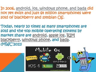 Mobile Operating Systems | PPTX