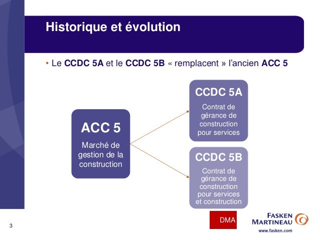 Le nouveau contrat CCDC 5A - 2010