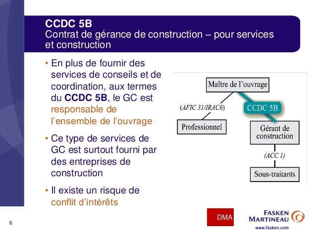 Le nouveau contrat CCDC 5A - 2010