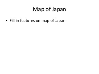 Japan geography power point | PPT