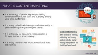 Content Marketing: How to make a good content and its impact | PDF