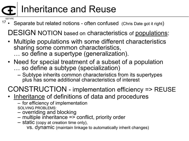 Big Challenges in Data Modeling: Supertyping and Subtyping | PPT
