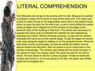 contents of dead man pocket | PPT