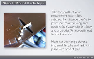 Replacing the Blast Tubes on a Monogram P-47 | PPT