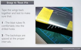 Replacing the Blast Tubes on a Monogram P-47 | PPT