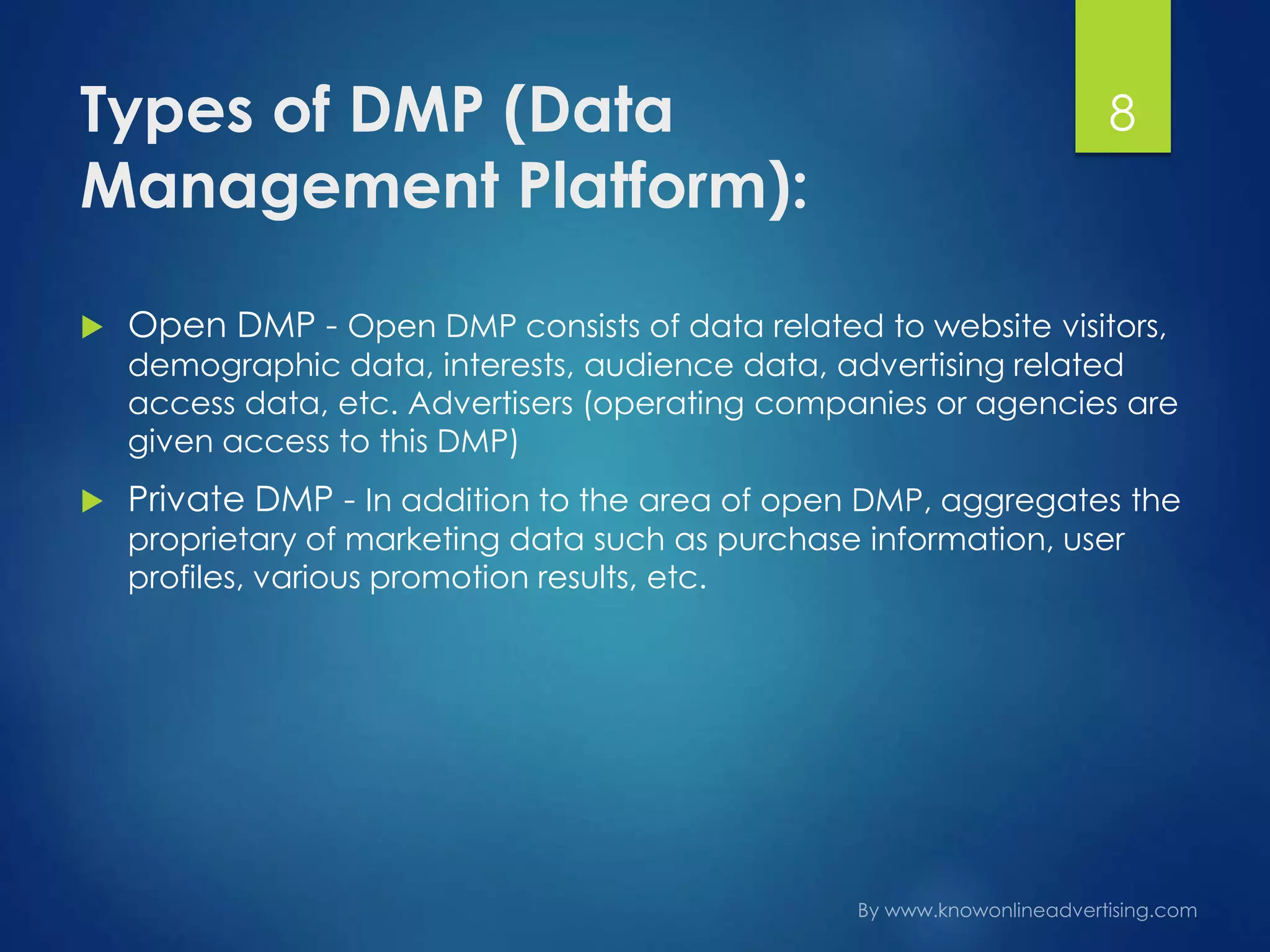 DMP Data Management Platform | PPTX