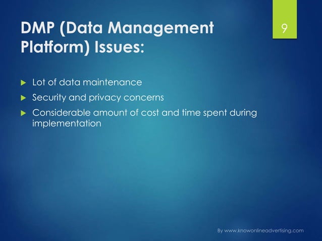 DMP Data Management Platform | PPTX | Databases | Computer Software and ...