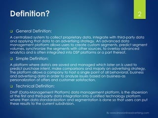 DMP Data Management Platform | PPTX
