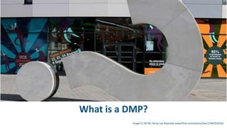 Data Management Planning for researchers | PPT