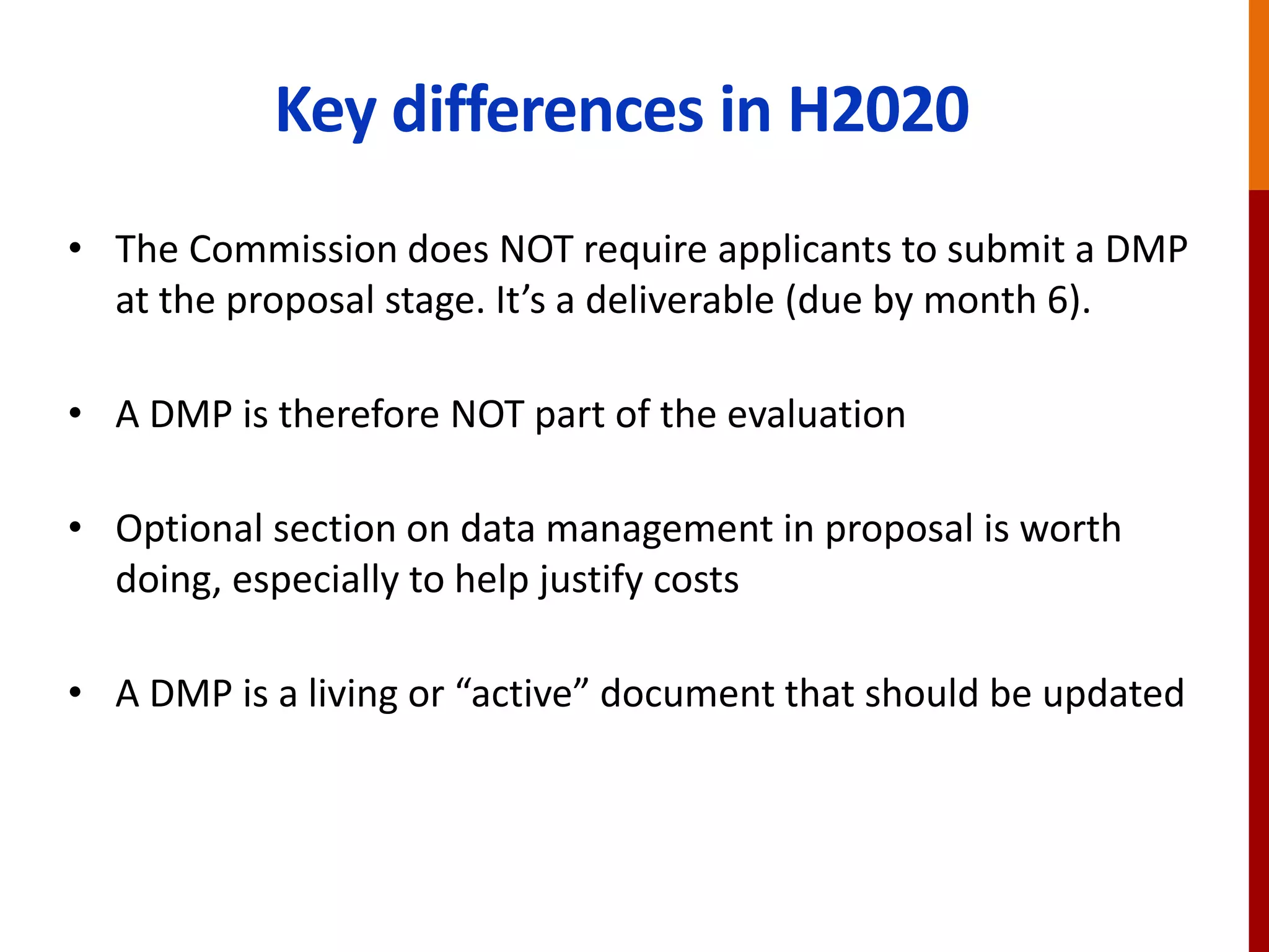 Intro to Data Management Plans | PPTX