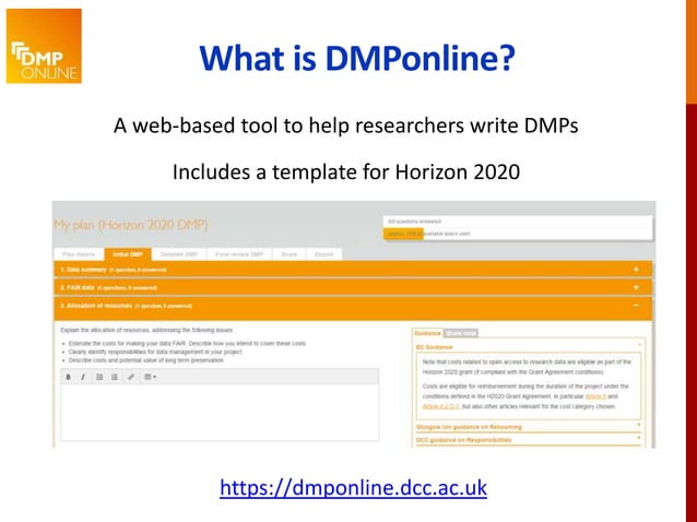 Intro to Data Management Plans | PPTX | Databases | Computer Software ...