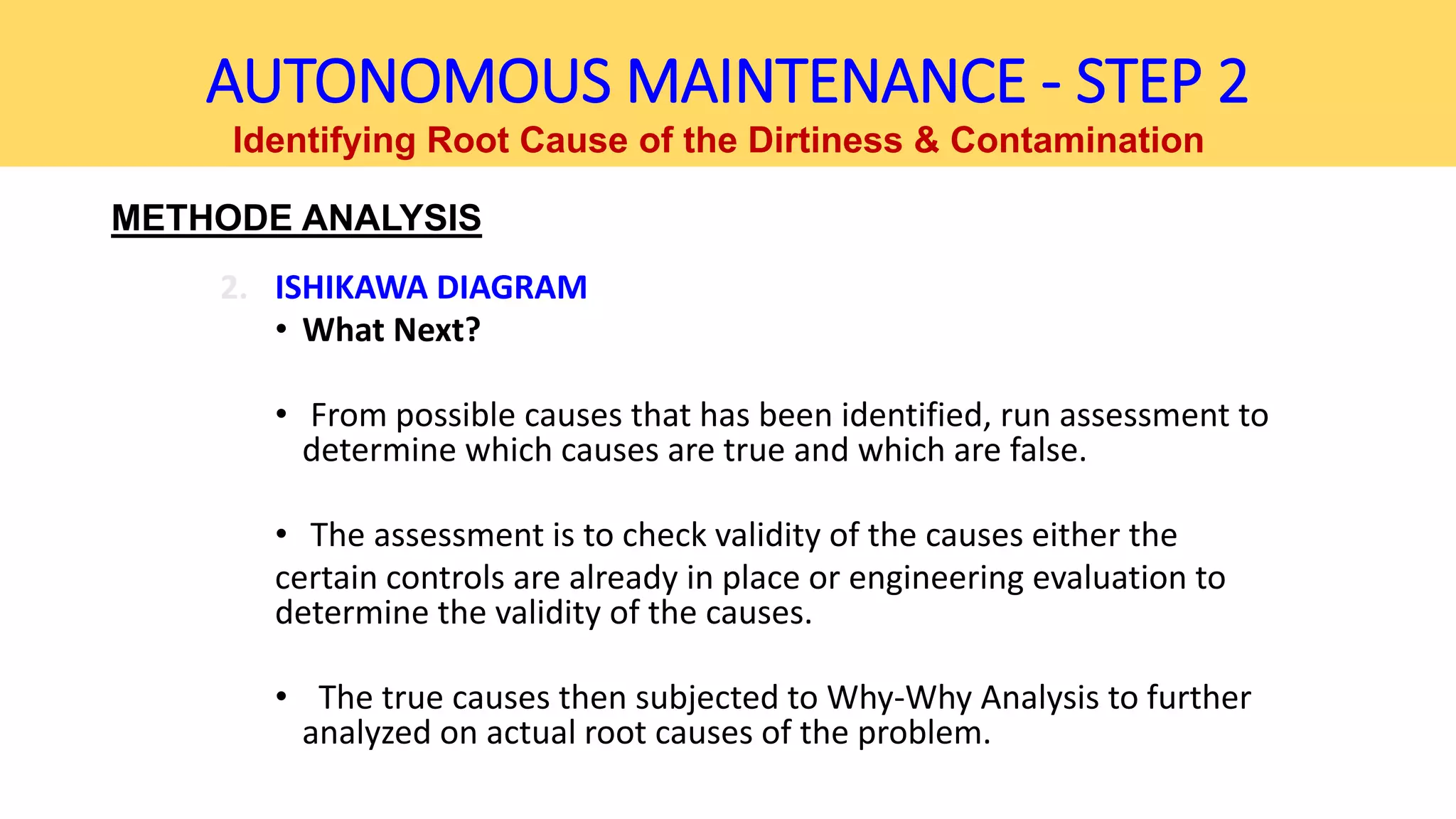 AUTONOMOUS MAINTENANCE | PPTX