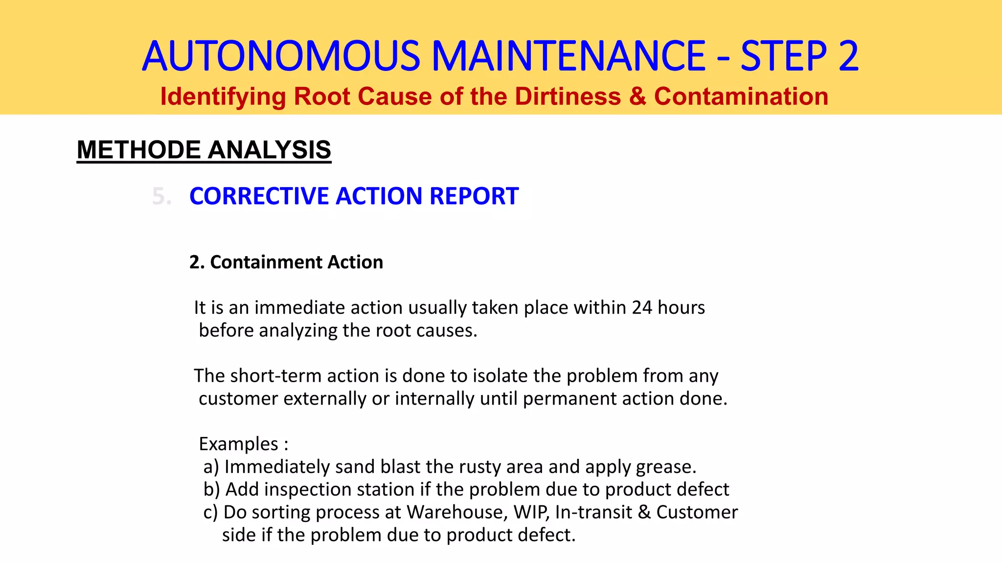 AUTONOMOUS MAINTENANCE | PPTX