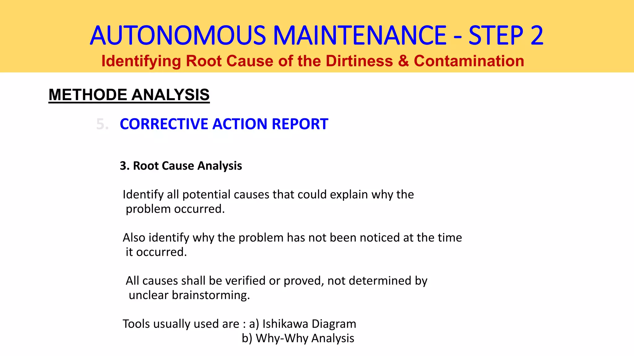 AUTONOMOUS MAINTENANCE | PPTX