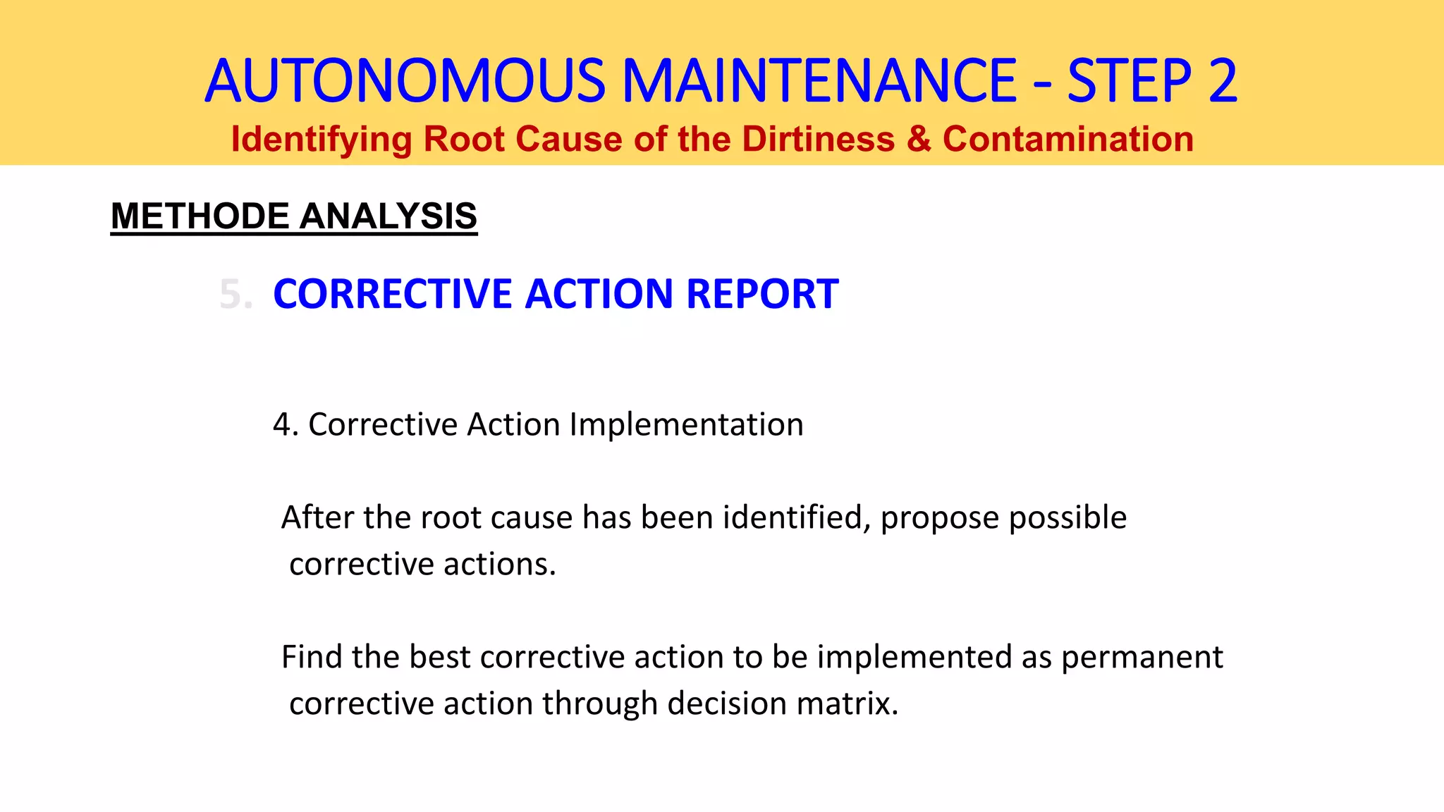 AUTONOMOUS MAINTENANCE | PPTX