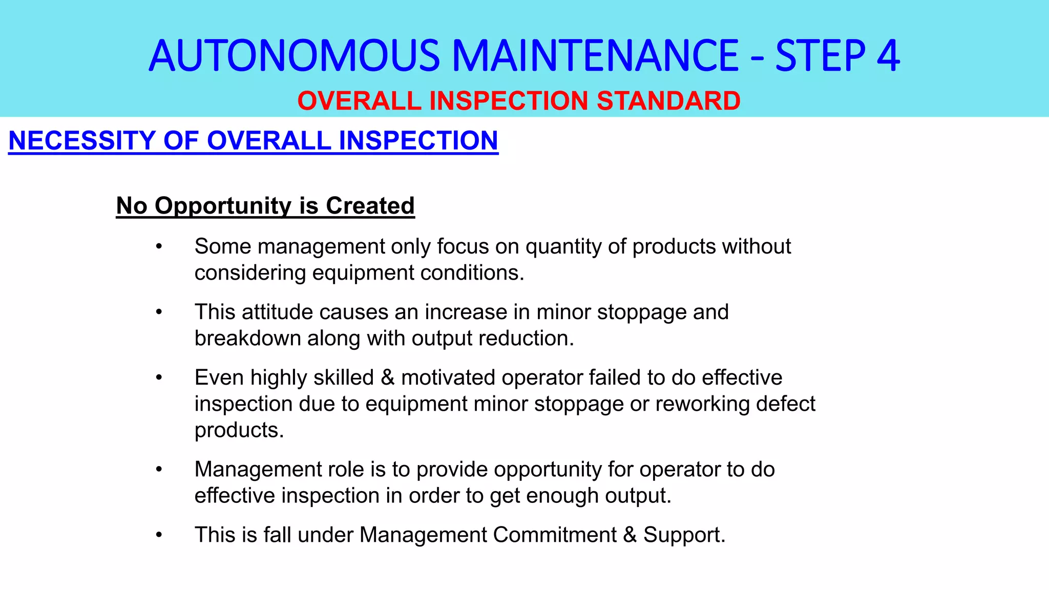 AUTONOMOUS MAINTENANCE | PPTX