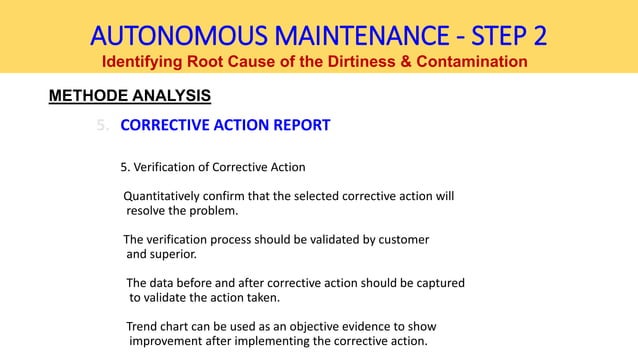 AUTONOMOUS MAINTENANCE | PPTX