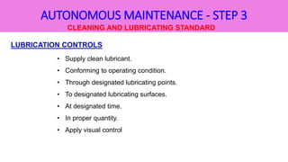 AUTONOMOUS MAINTENANCE | PPTX