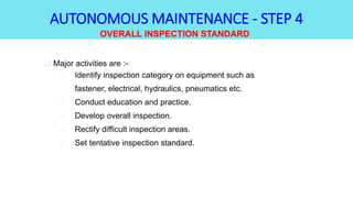 AUTONOMOUS MAINTENANCE | PPTX
