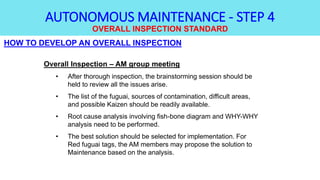 AUTONOMOUS MAINTENANCE | PPTX