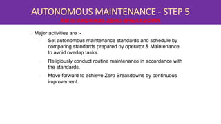 AUTONOMOUS MAINTENANCE | PPTX