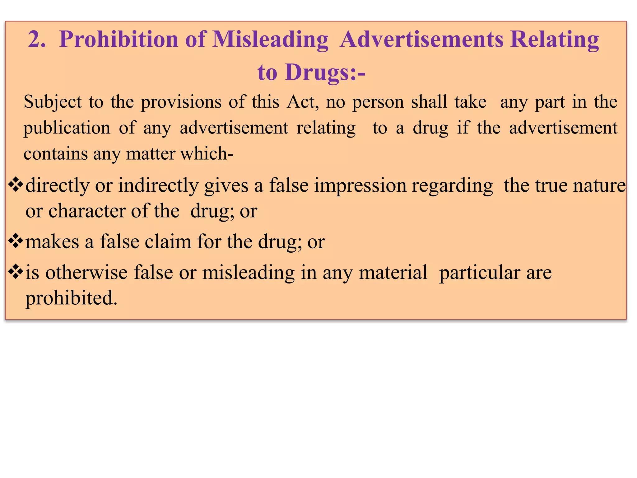 Drug & Magic Remedies Act 1954 Part-1 | PPTX