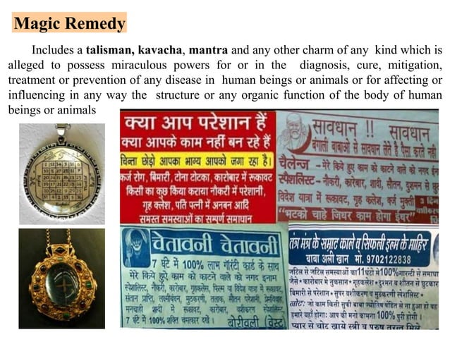 Drug & Magic Remedies Act 1954 Part-1 | PPTX | Sexual Conditions ...