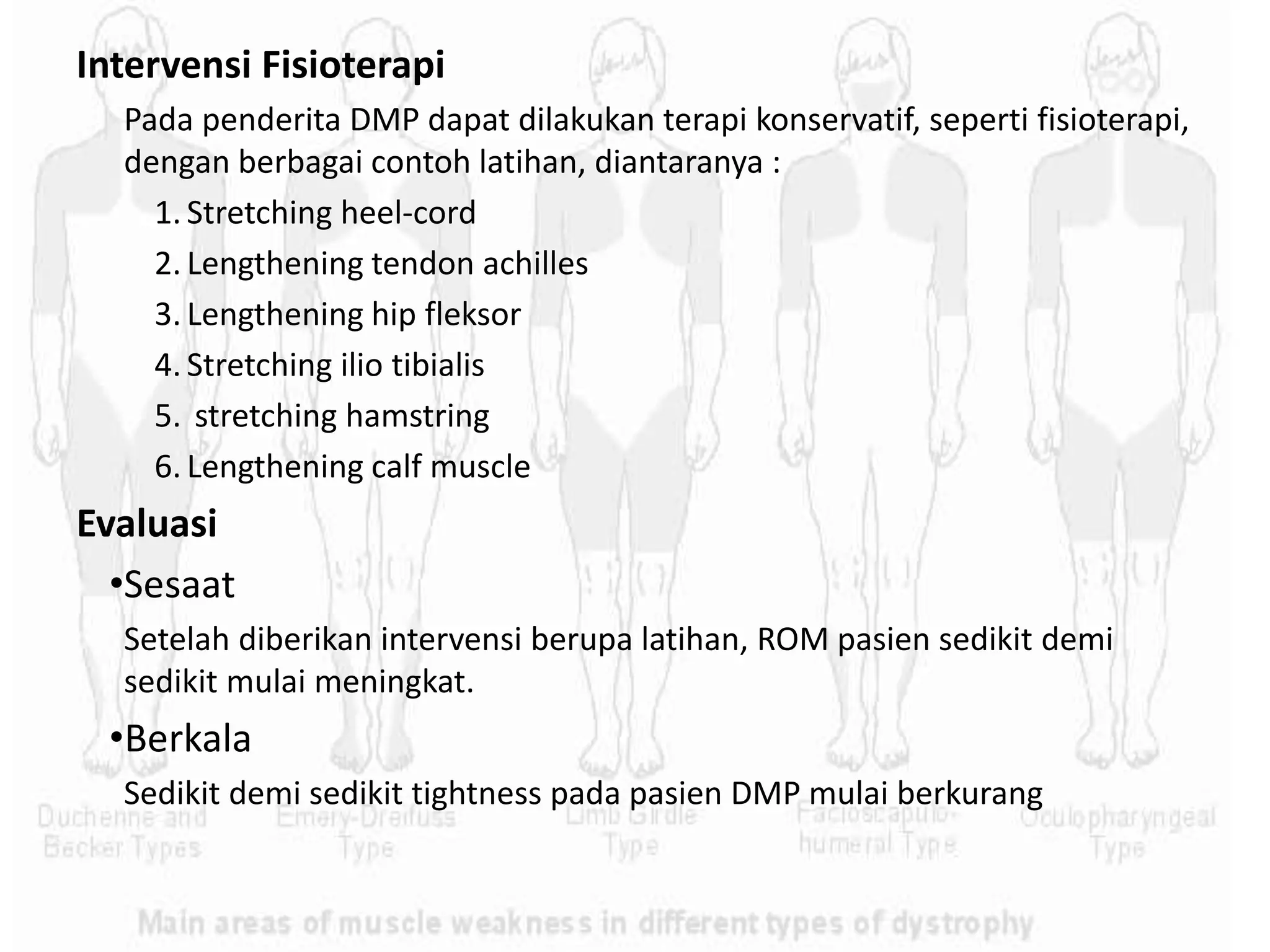 Dmp (dystrophy muscular progressive | PPTX
