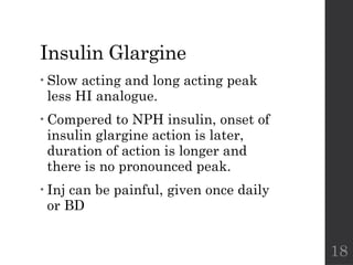 DM Pharmacotherapy Insulins.pharmacology | PPTX