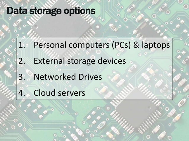 Introduction to Data Management | PPTX | Data Storage and Warehousing ...