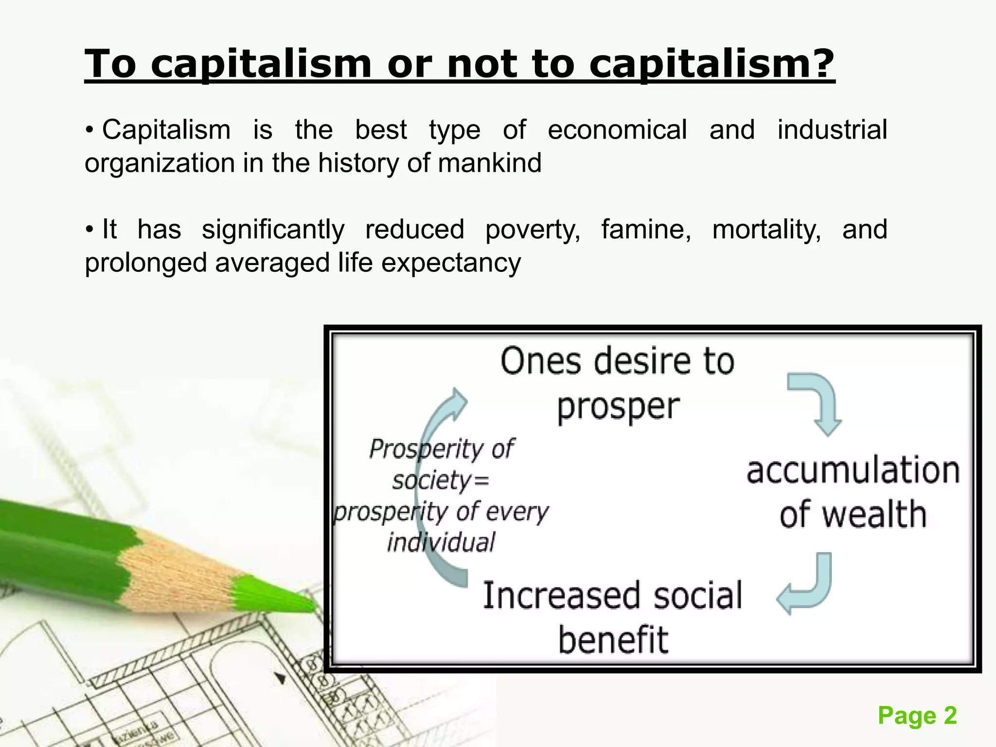 [Challenge:Future] Moral underpinnings of Capitalism | PPT