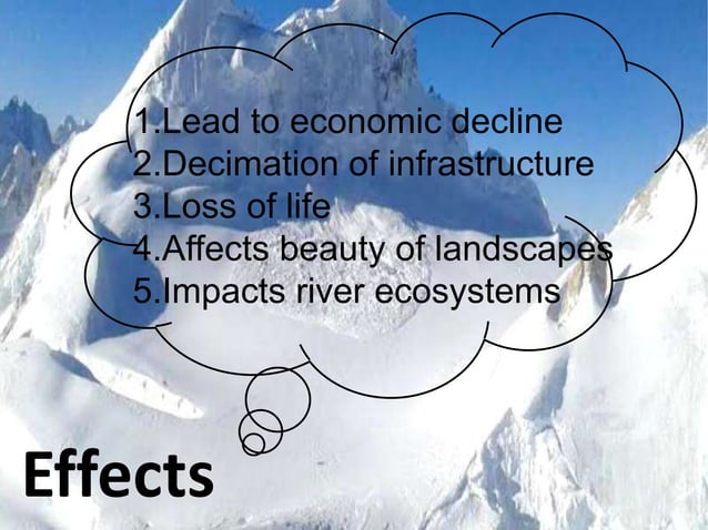 Avalanches and landslides | PPTX