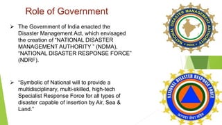 the role of government in disaster | PPTX