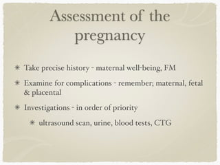 DM in pregnancy 5 points | PDF