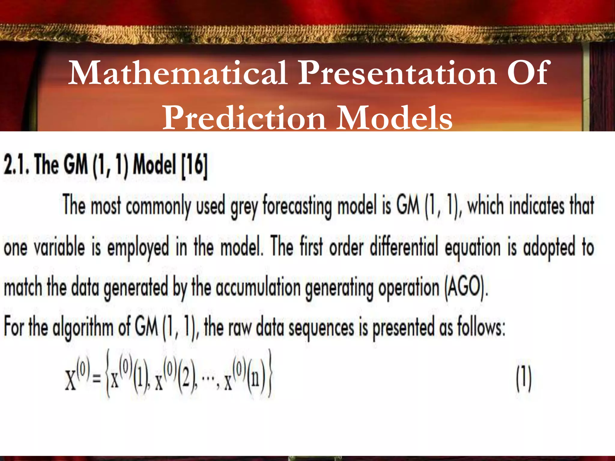 GREY SYSTEM THEORY with example | Data mining | PPTX