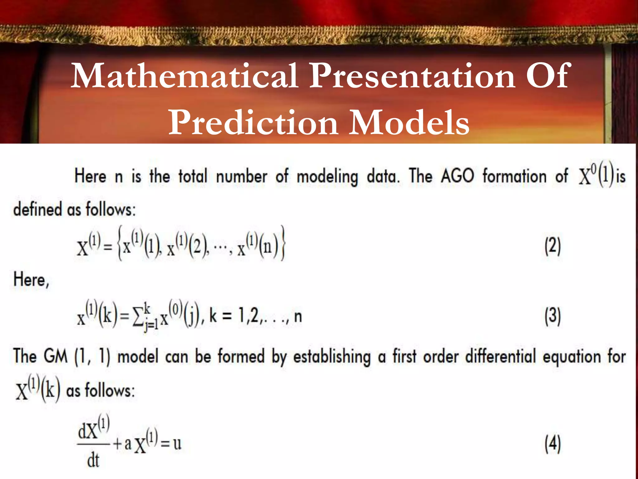 Grey System Theory With Example Data Mining Ppt