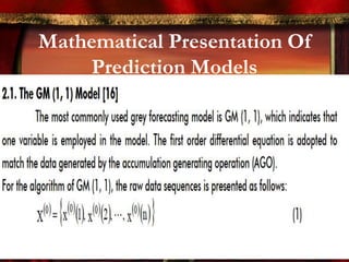 GREY SYSTEM THEORY with example | Data mining | PPTX