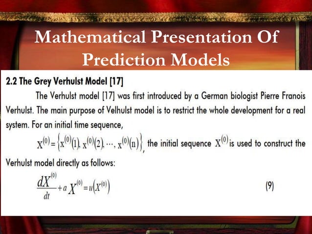 Grey System Theory With Example Data Mining Ppt